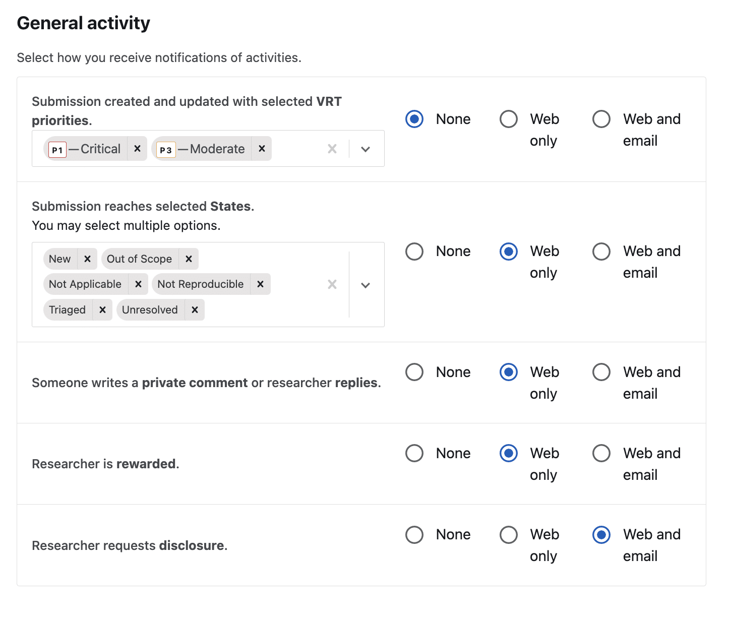 Configuring P1 Response Notifications in the Bugcrowd Platform
